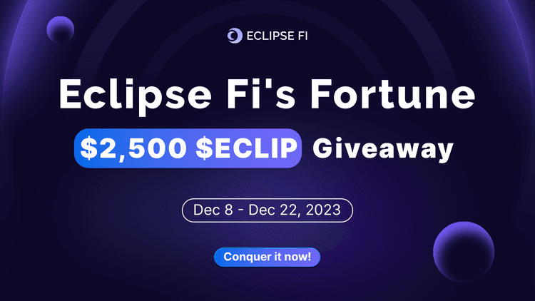 Eclipse Fi's Fortune: $2,500 ECLIP Giveaway